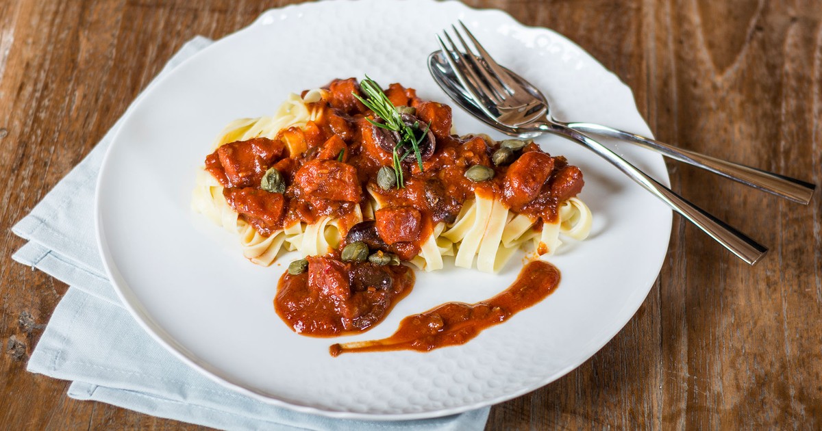 Pasta Puttanesca | Recipe | Kitchen Stories