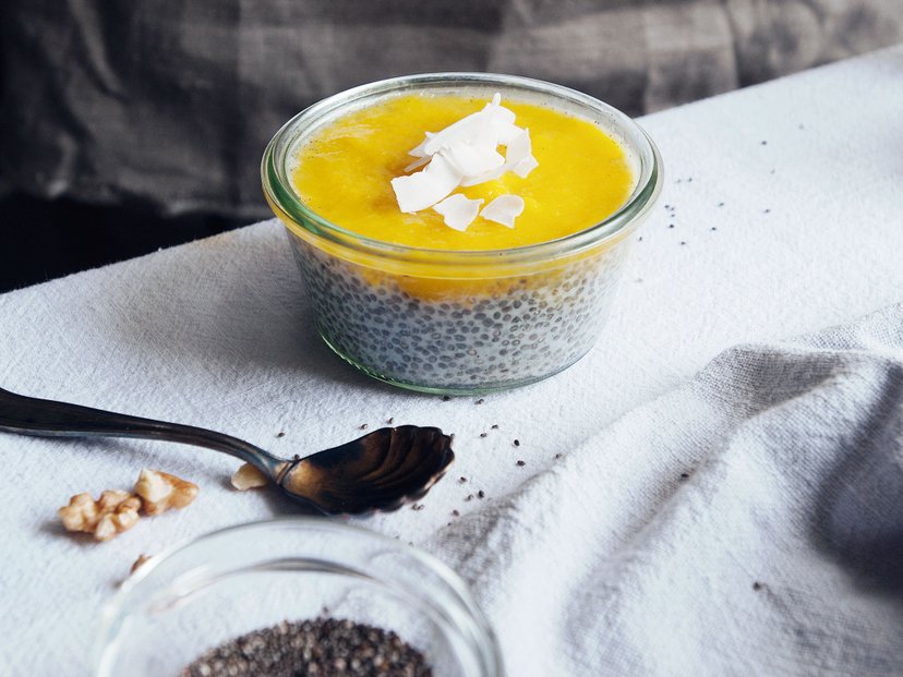 Mango chia pudding | Recipe | Kitchen Stories