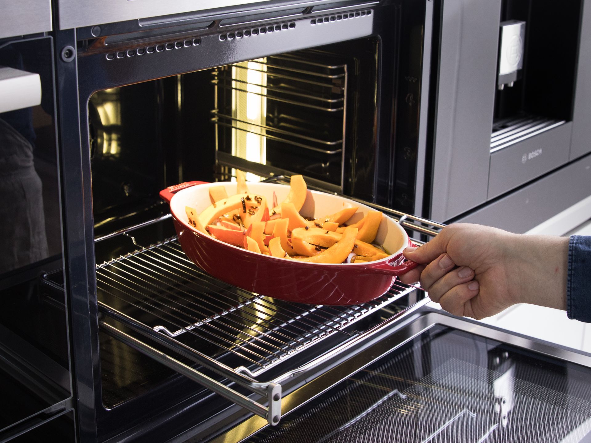 Fish gratin with pumpkin and taleggio | Recipe | Kitchen Stories