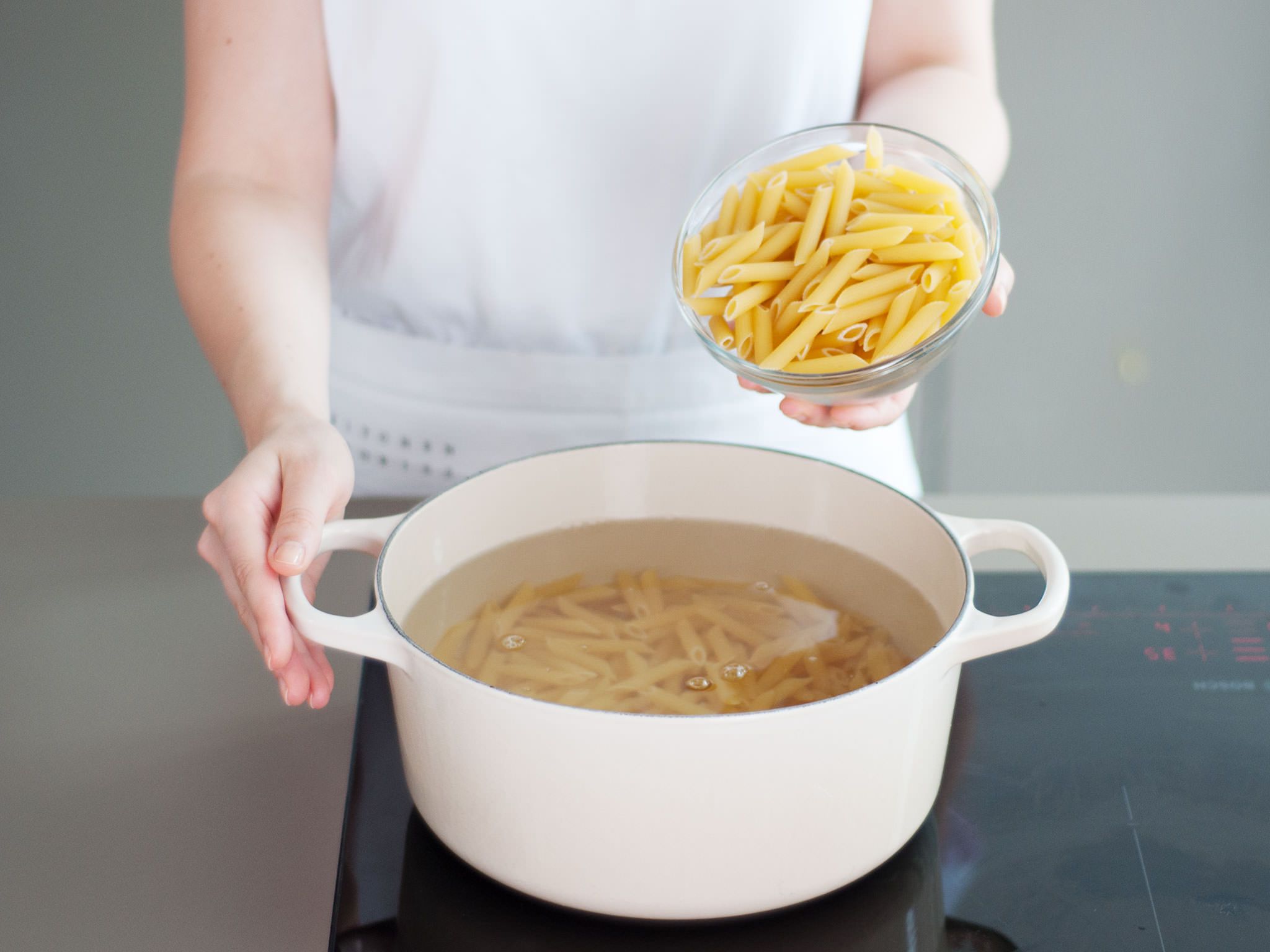 Four-cheese and tomato baked penne | Recipe | Kitchen Stories
