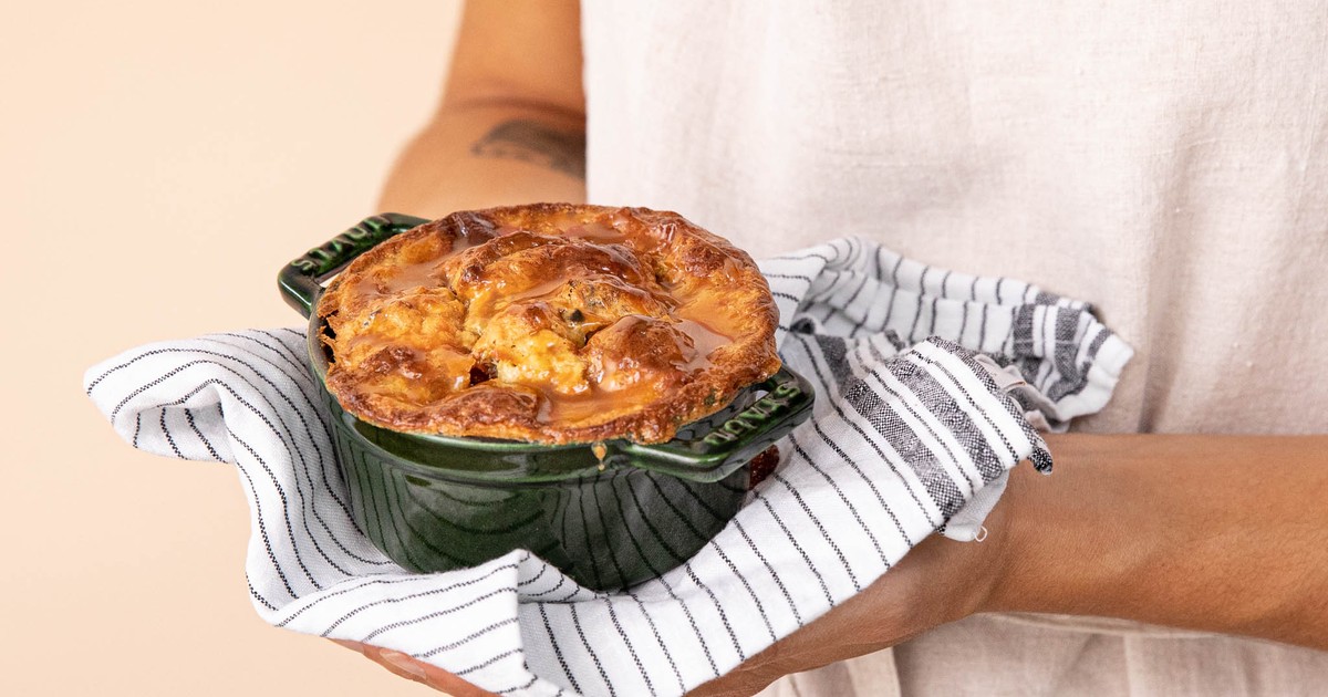 3-ingredient mini vanilla bread pudding | Recipe | Kitchen Stories