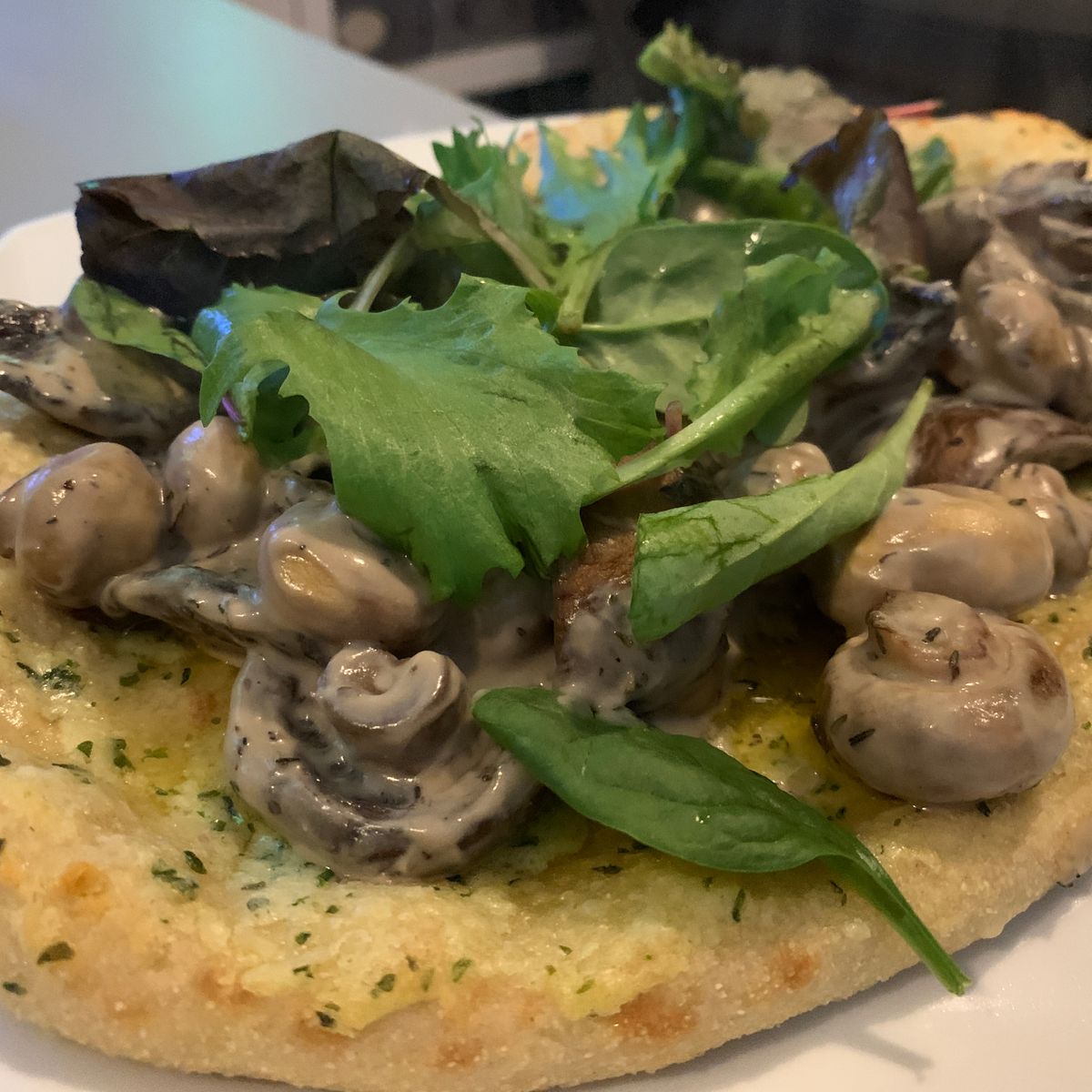 Creamy Mushroom Flatbreads | Recipe | Kitchen Stories