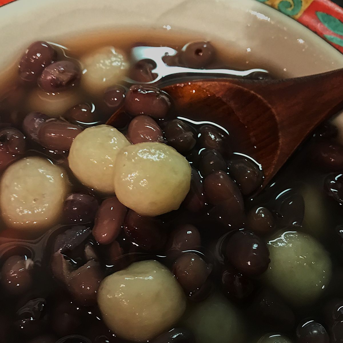 Sweet Red Bean Soup with Sticky Rice Dumplings | Recipe | Kitchen Stories