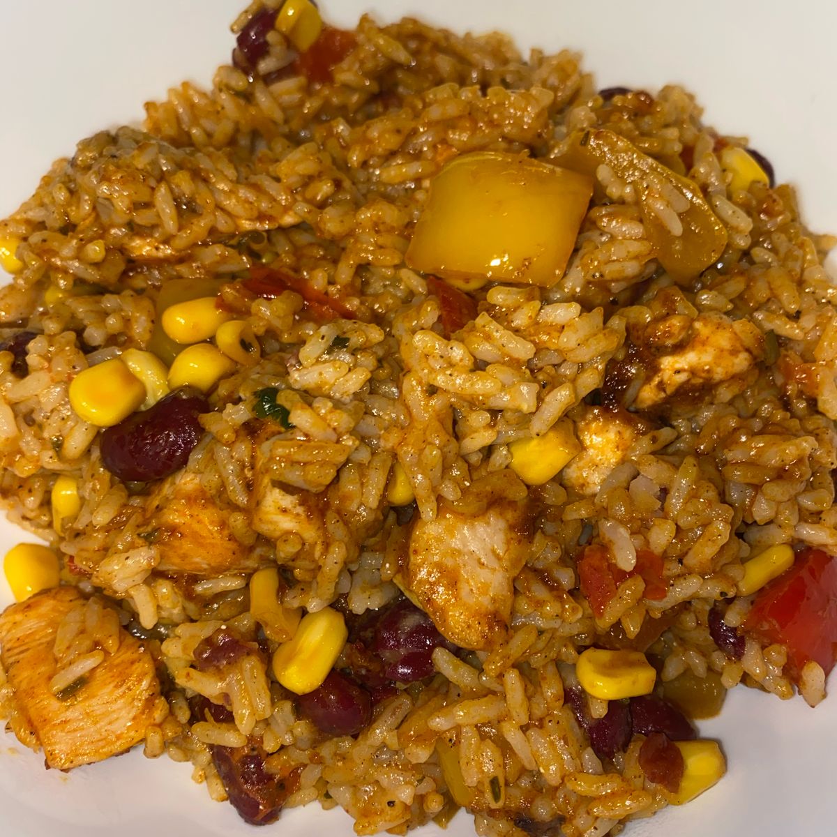 Taco Reis mit Chicken | Rezept | Kitchen Stories