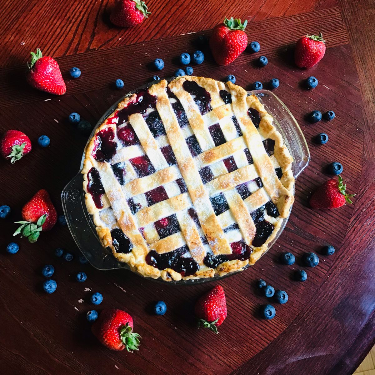 Quadruple berry pie | Recipe | Kitchen Stories