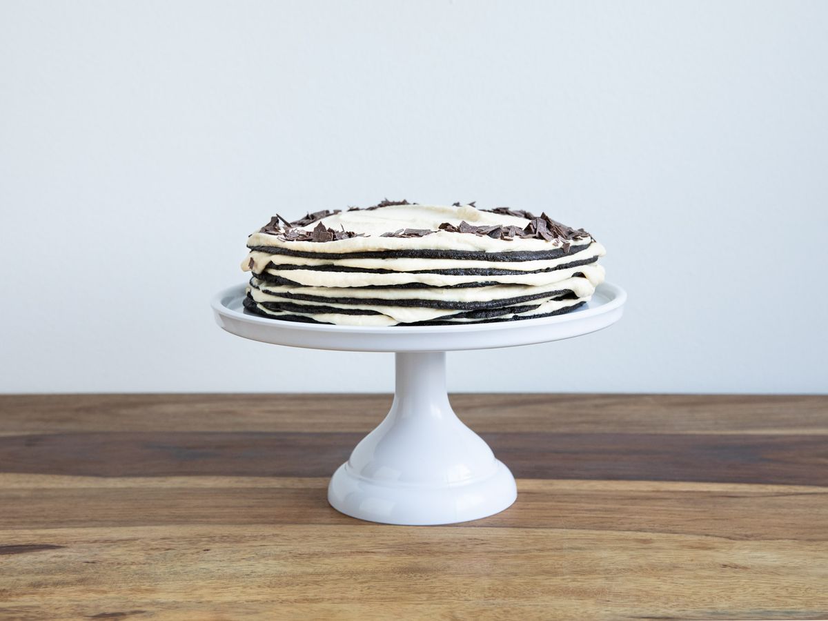 Amerikanische Kekstorte mit Erdnussbuttercreme | Rezept | Kitchen Stories