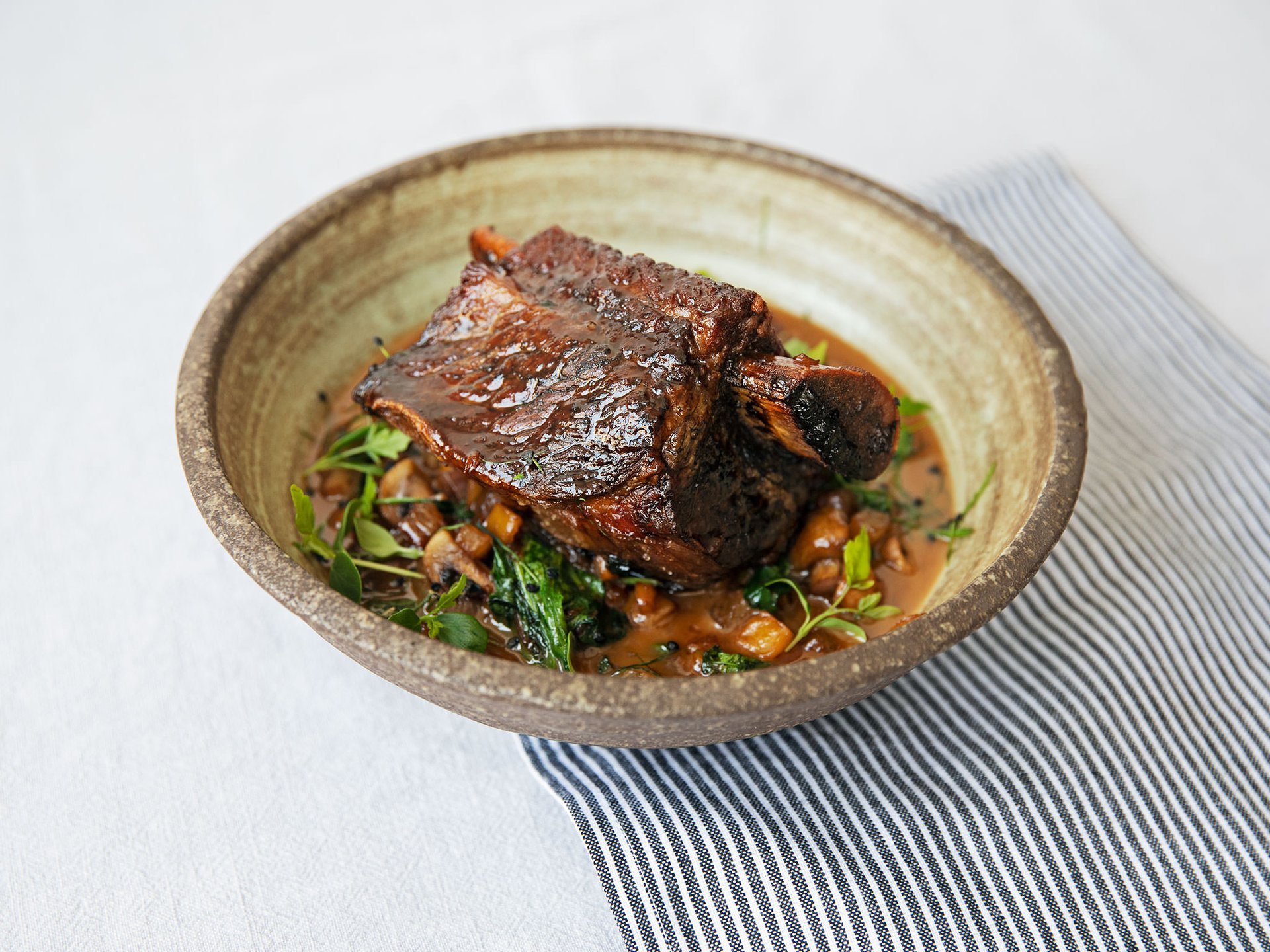 Teriyaki braised beef short ribs | Recipe | Kitchen Stories