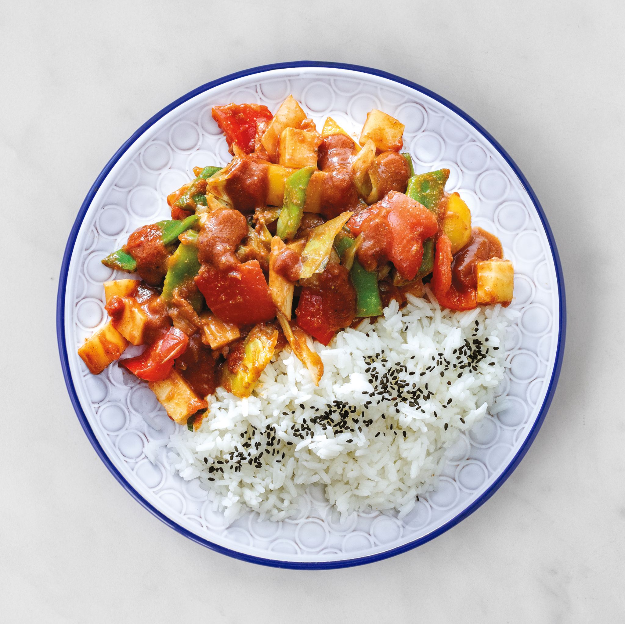 Masala Gemüse mit Basmati Reis | Rezept | Kitchen Stories