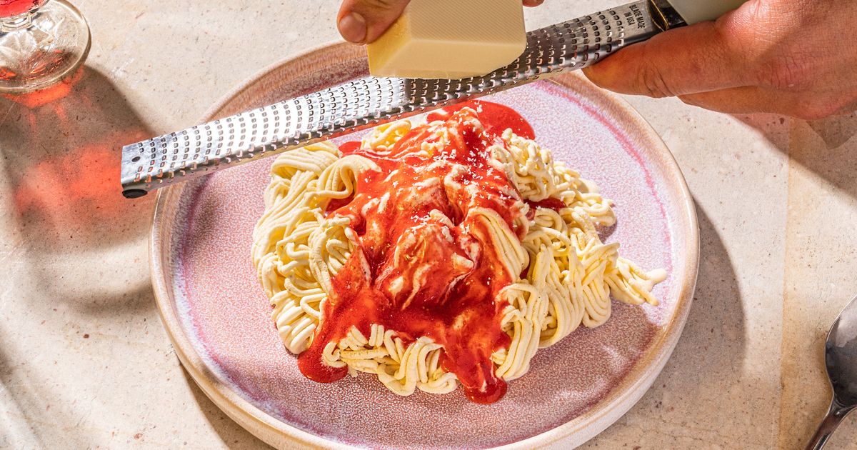 Kitschy Spaghetti Ice Cream Is Our Favorite Summer Activity | Stories ...