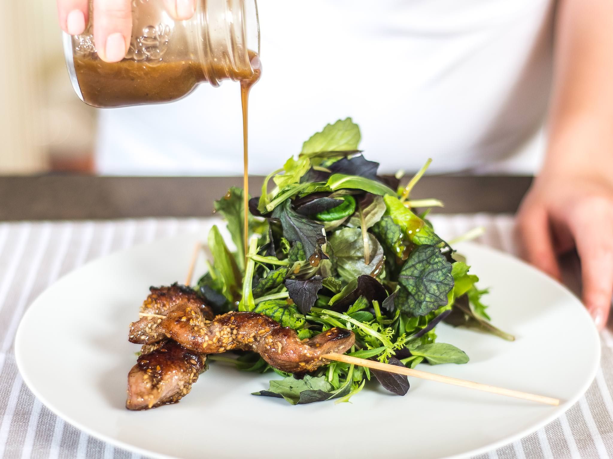 Duck breast skewers with Asian marinade | Recipe | Kitchen Stories