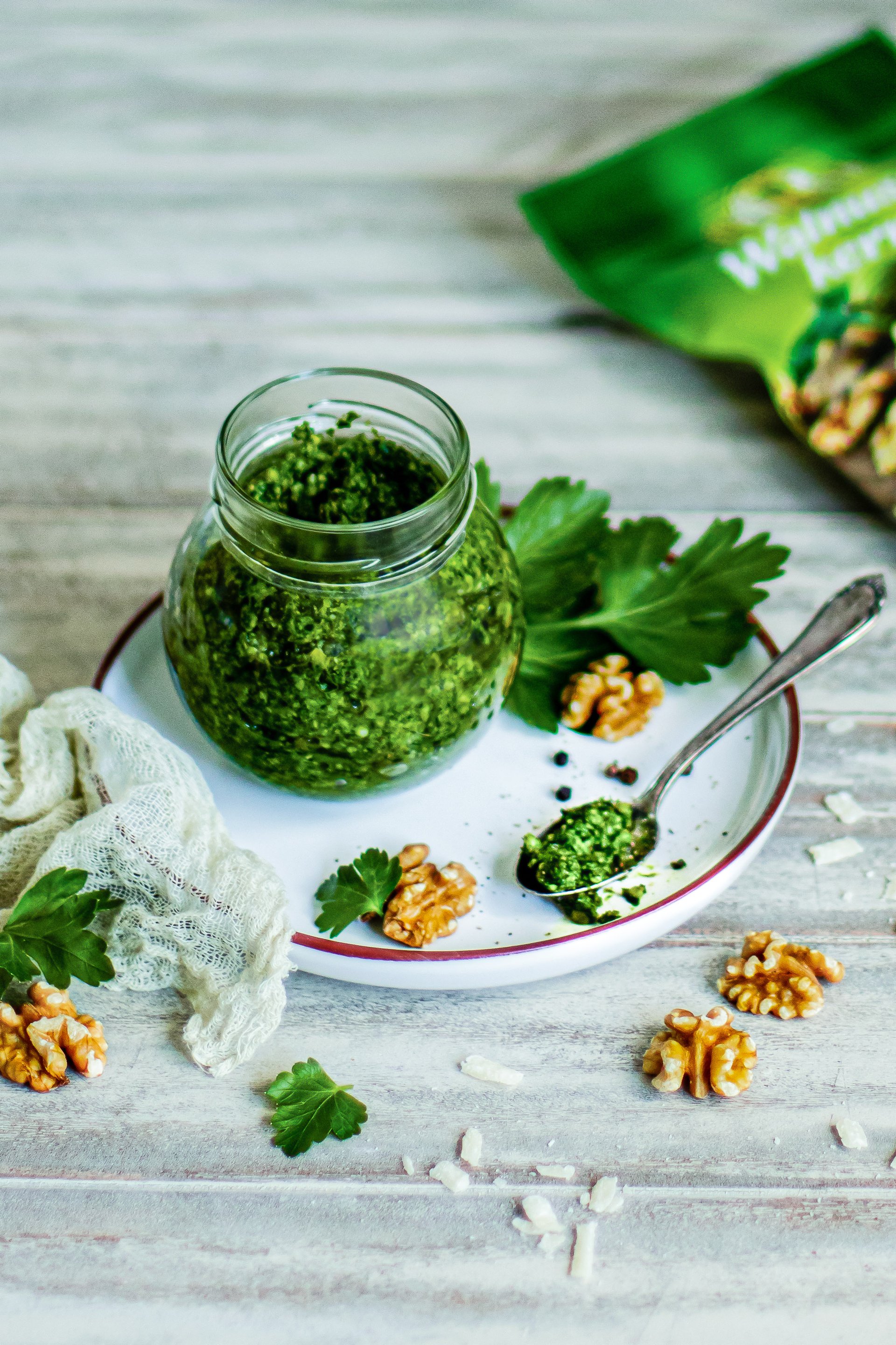 Petersilien Walnuss Pesto