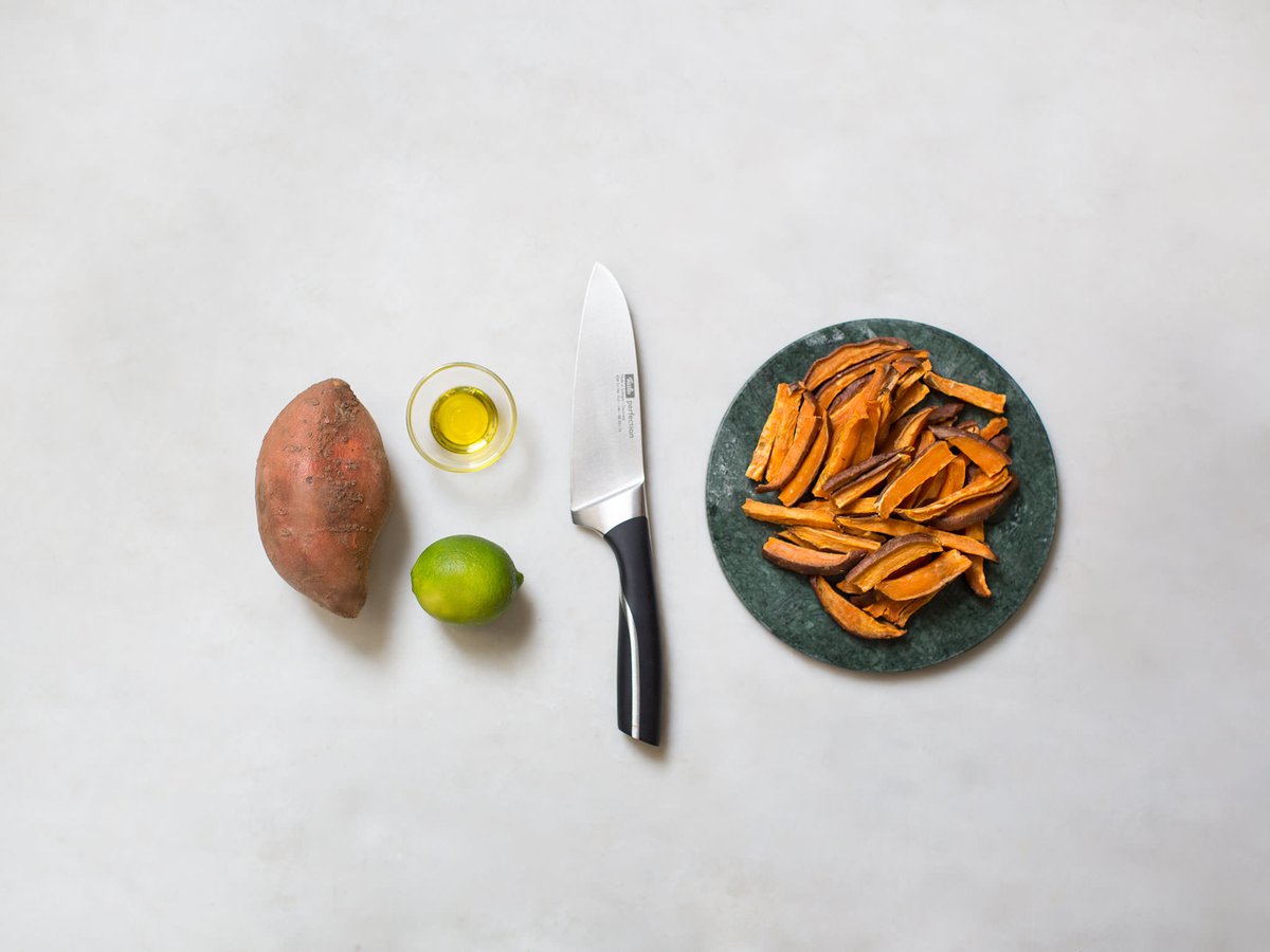 Homemade sweet potato fries | Recipe | Kitchen Stories