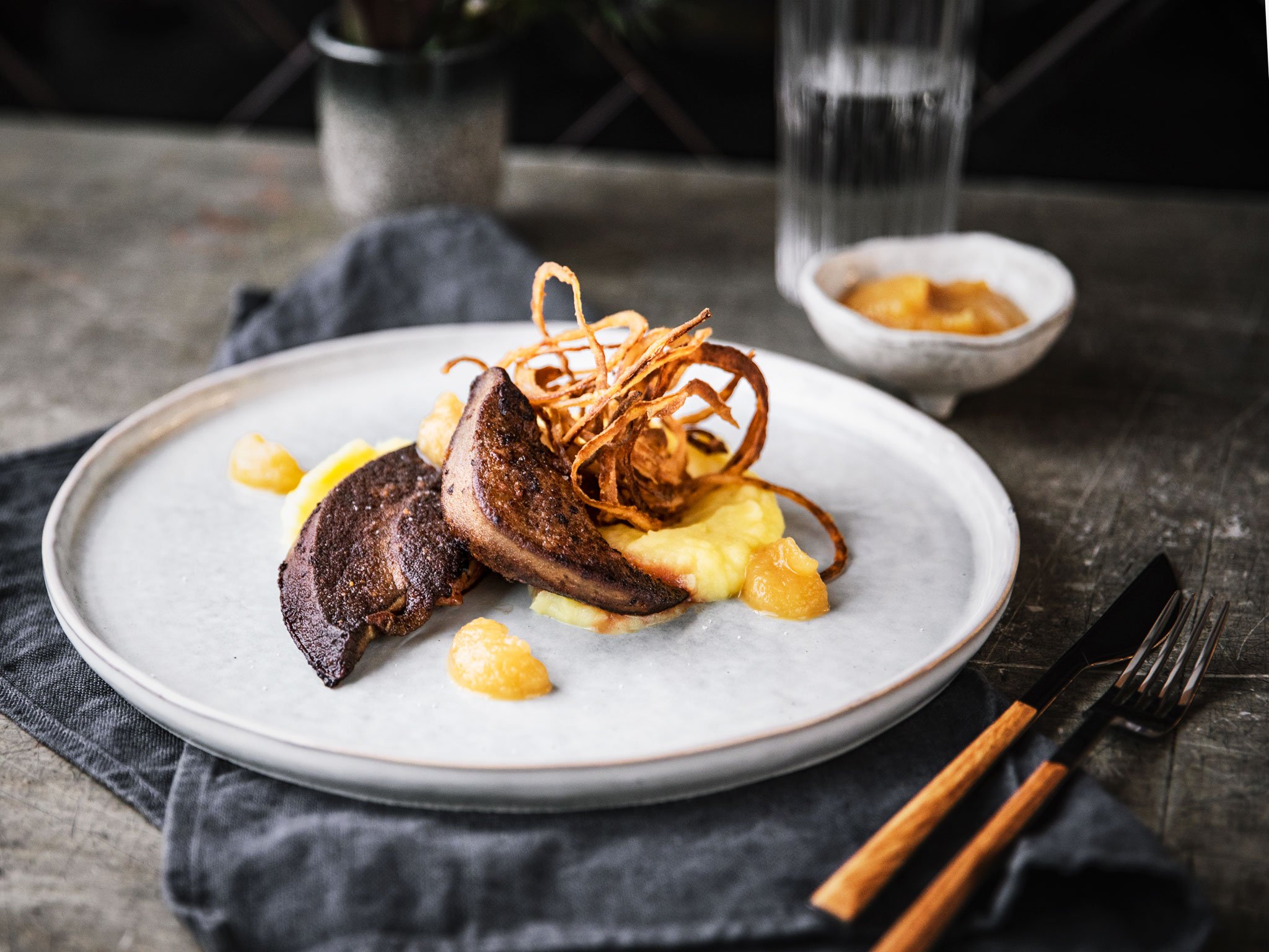 Gebratene Leber und Zwiebeln | Rezept | Kitchen Stories