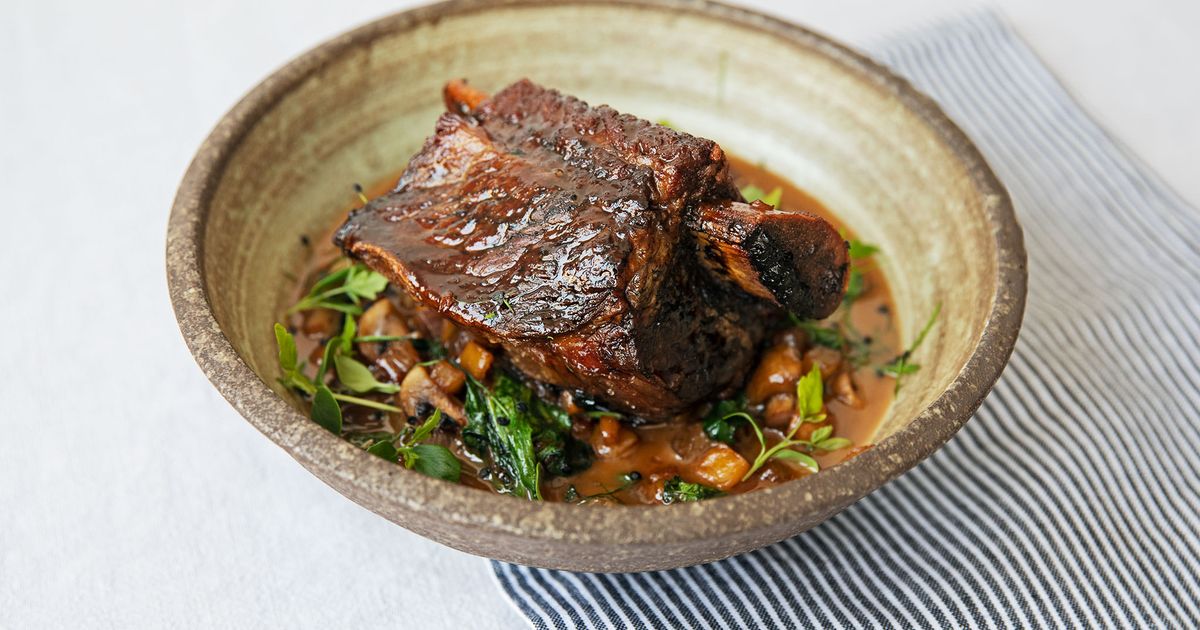 Teriyaki braised beef short ribs | Recipe | Kitchen Stories
