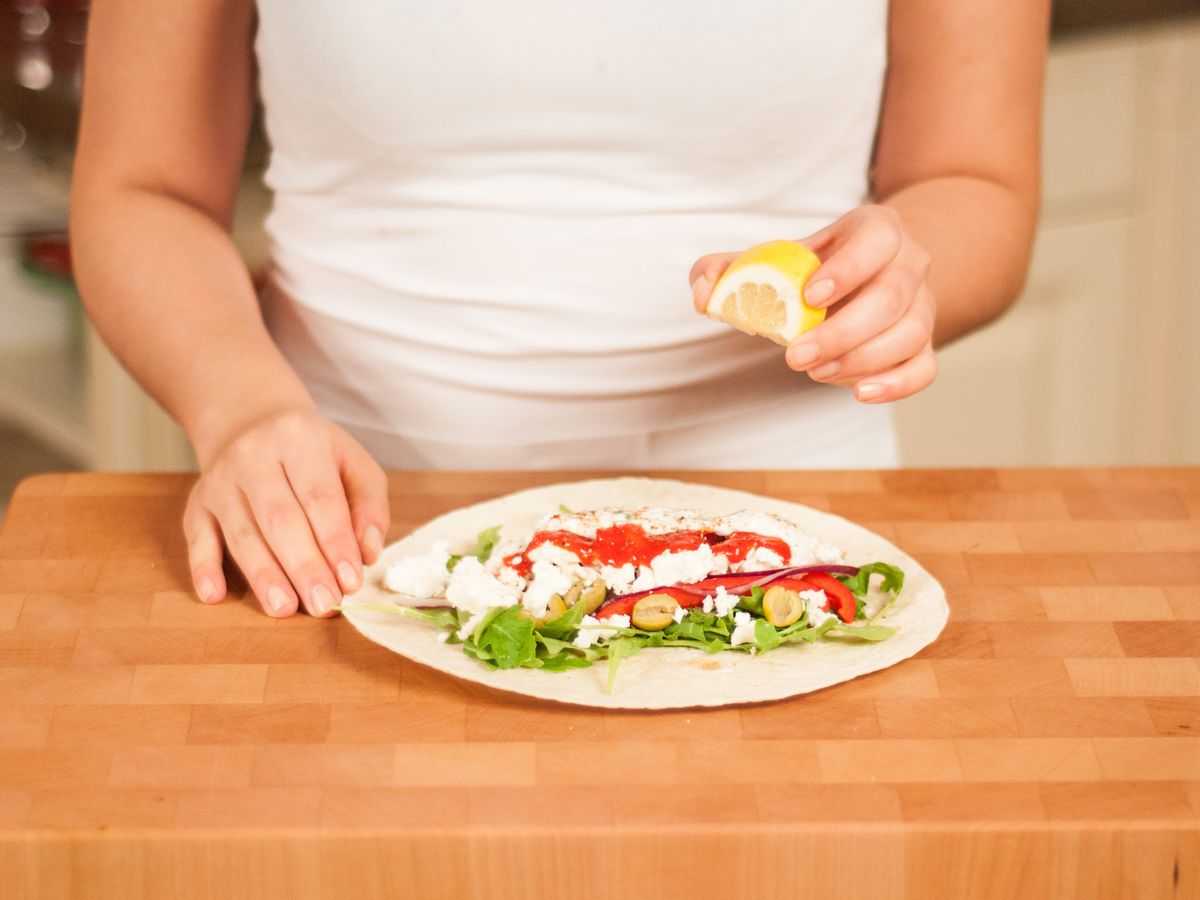 Wraps nach griechischer Art | Rezept | Kitchen Stories