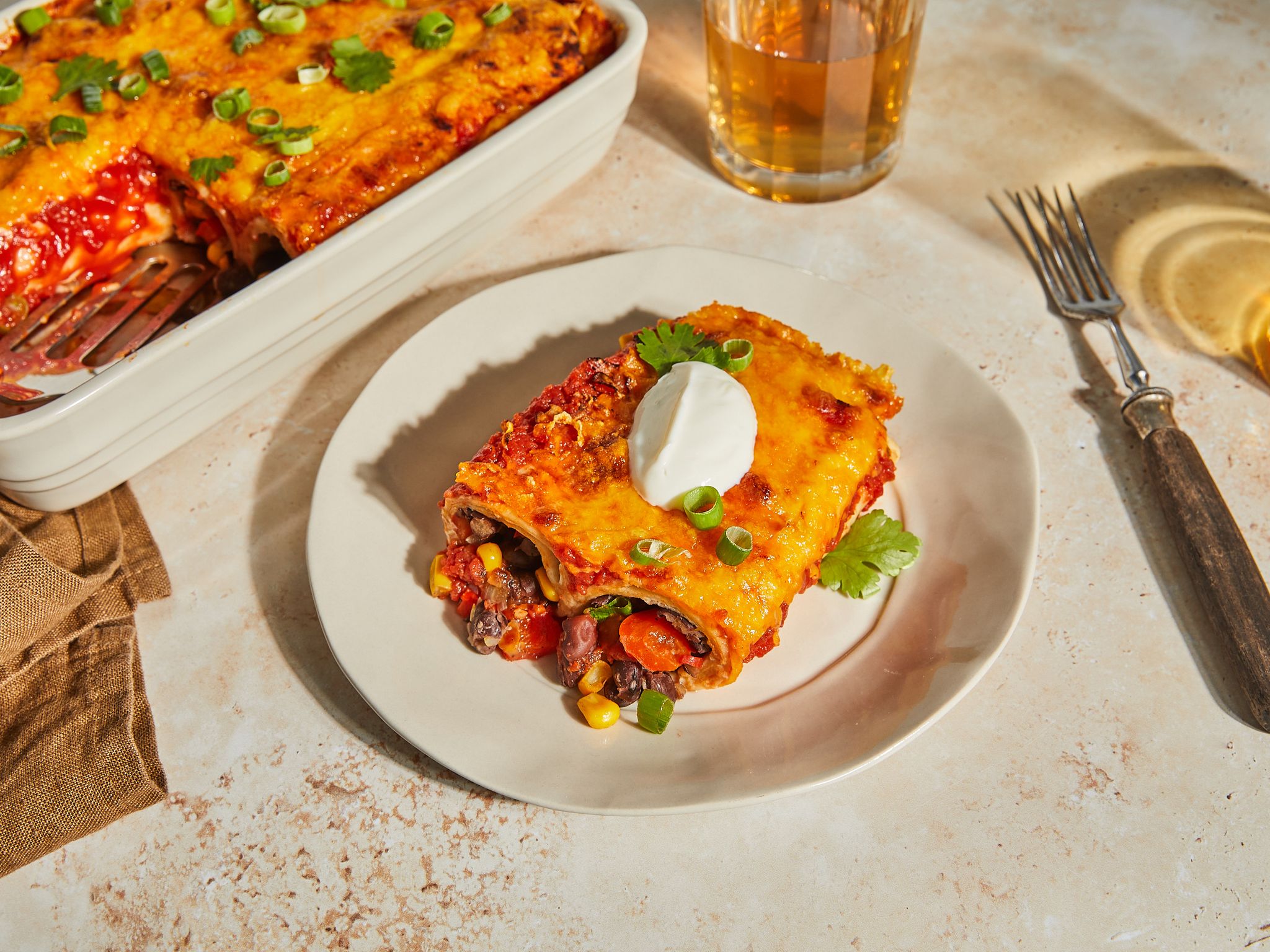 Vegetarische Enchiladas | Rezept | Kitchen Stories