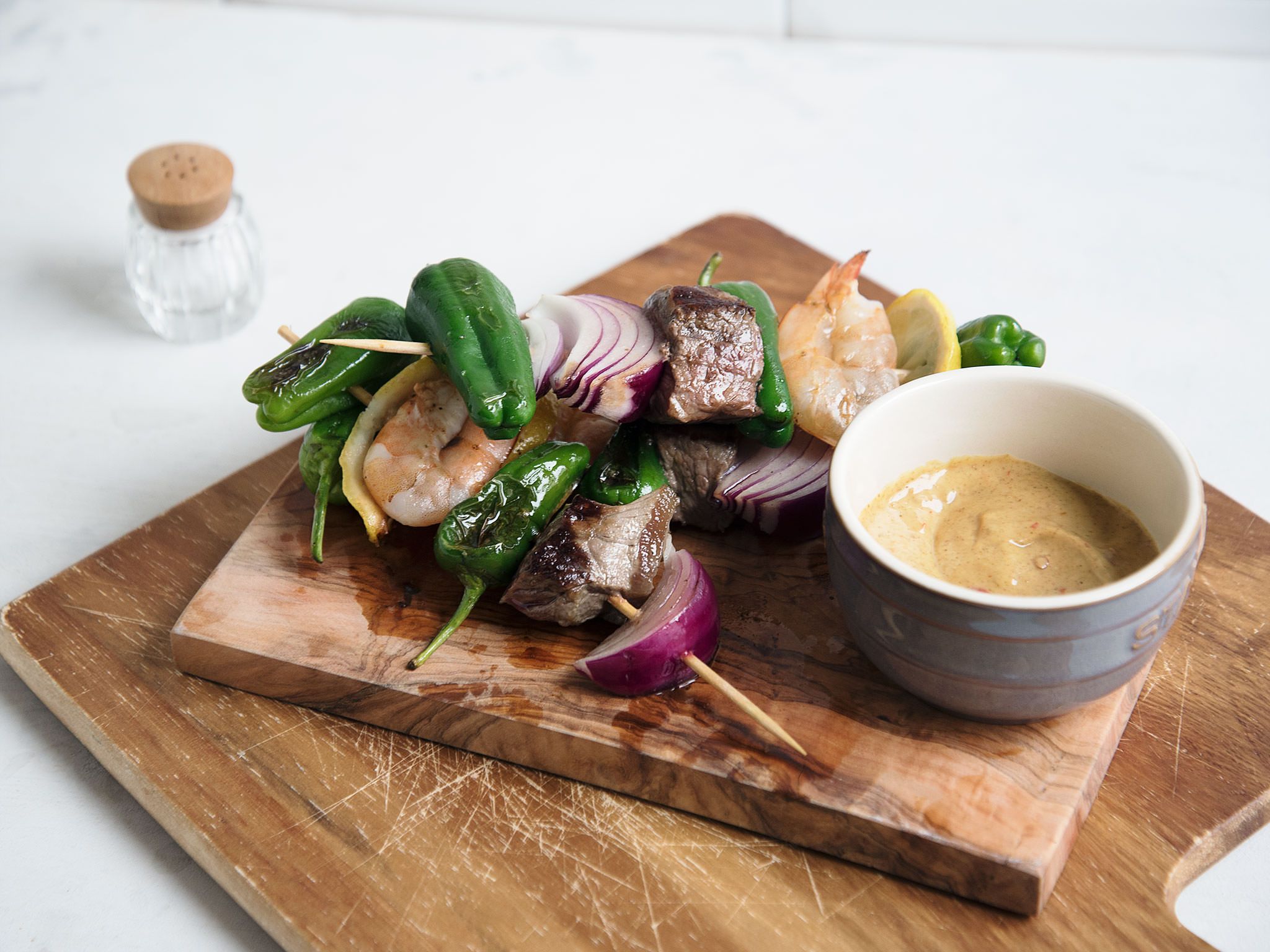 Surf ‘n’ turf skewers | Recipe | Kitchen Stories