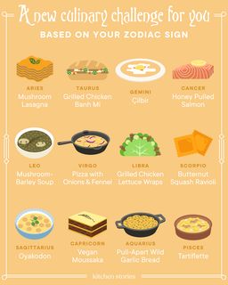 A New Culinary Challenge For You, Based on Your Zodiac Sign | Stories ...