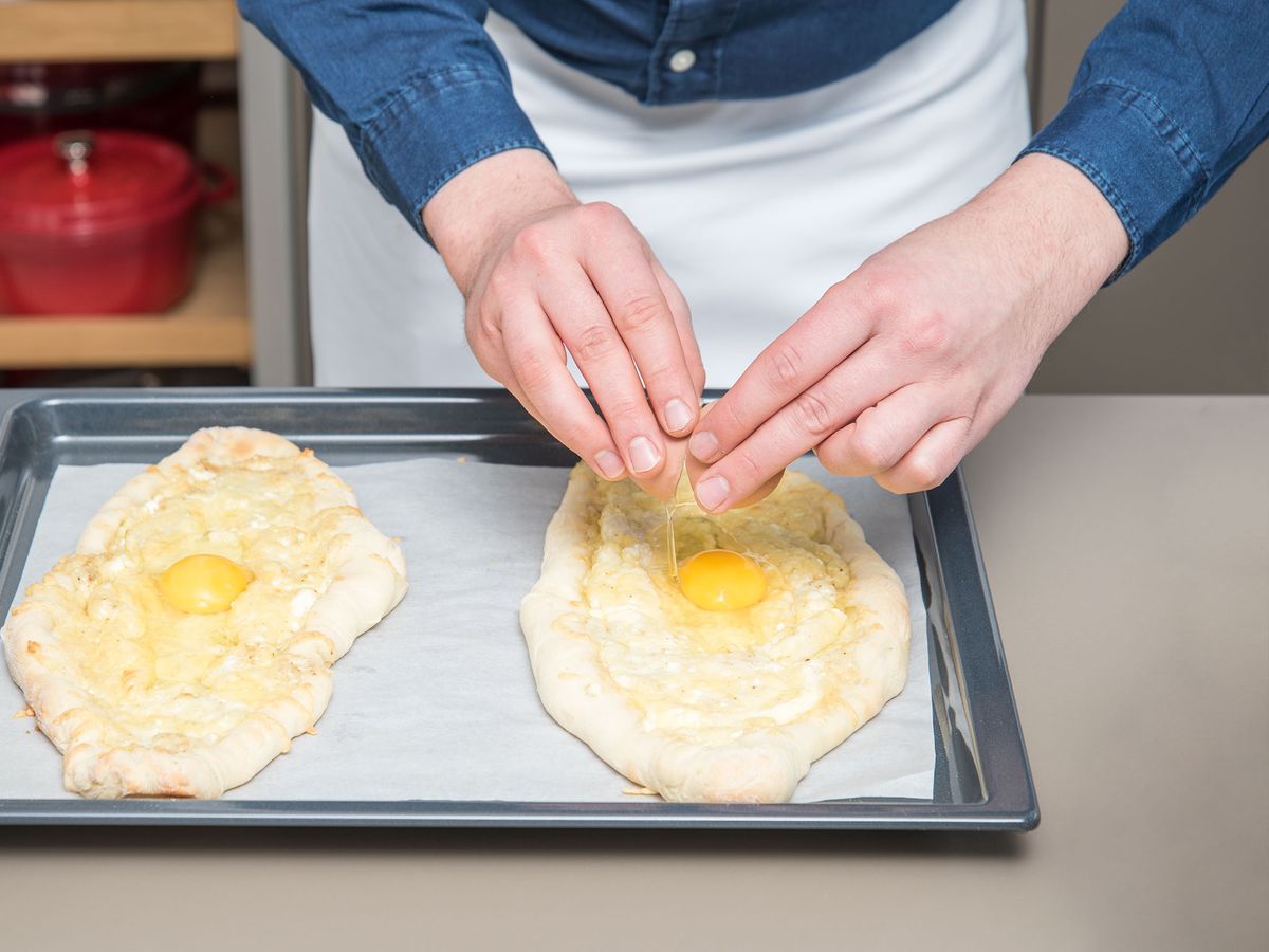 Georgian cheese and egg bread | Recipe | Kitchen Stories