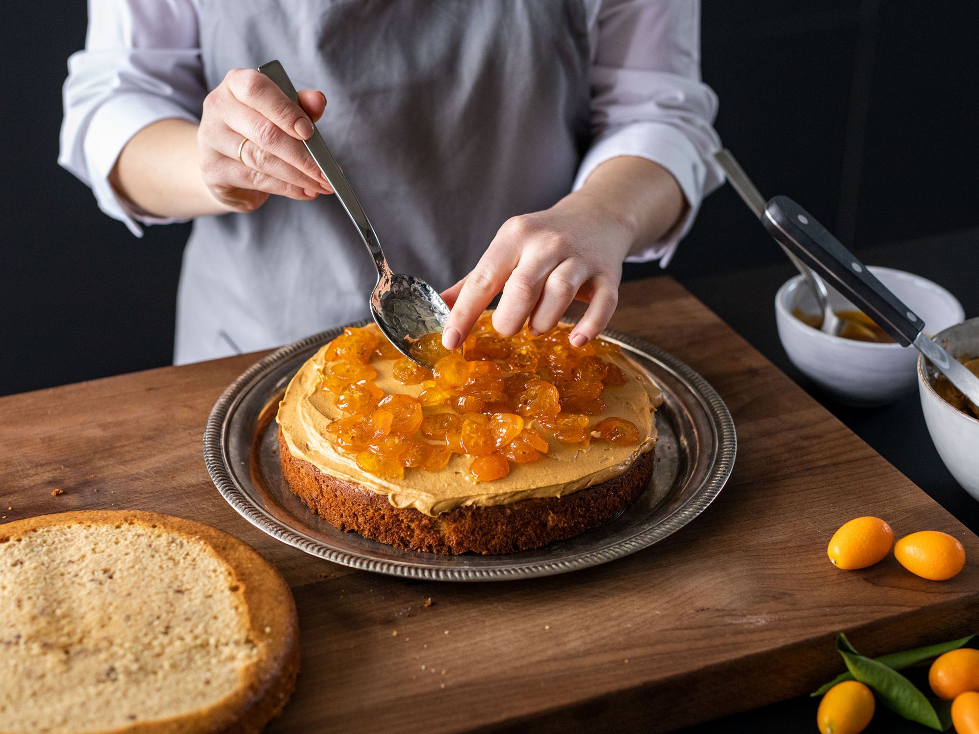Candied kumquat and caramel cake | Recipe | Kitchen Stories