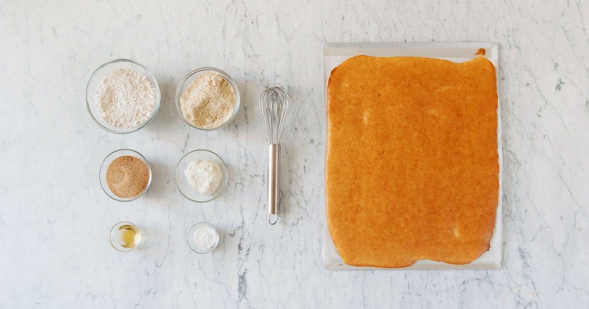 Vegan sponge cake base | Recipe | Kitchen Stories