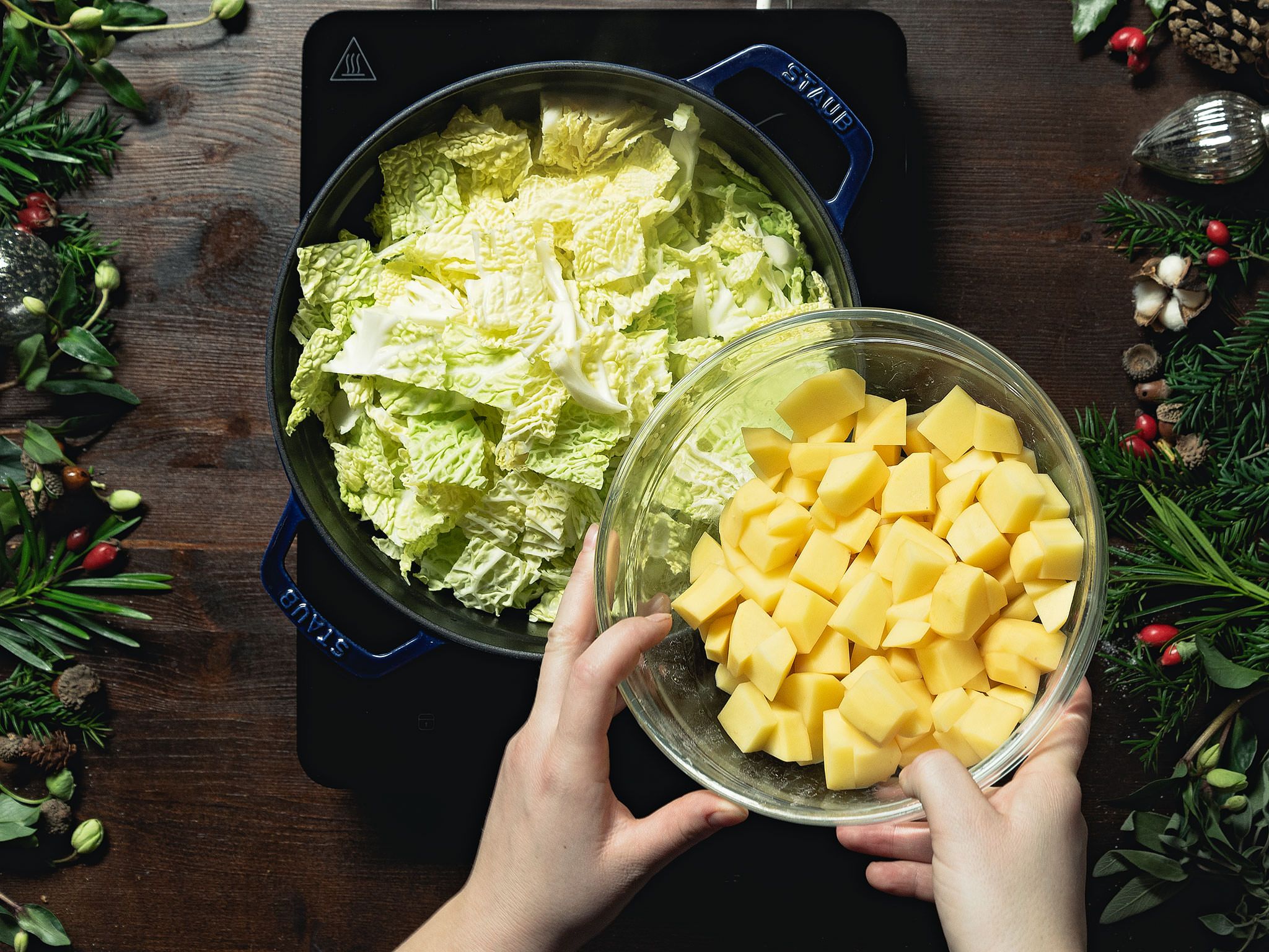 German savoy cabbage, potato, and ground beef stew | Recipe | Kitchen ...