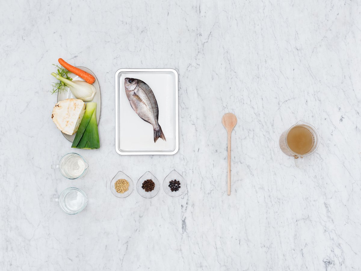Homemade fish stock | Recipe | Kitchen Stories