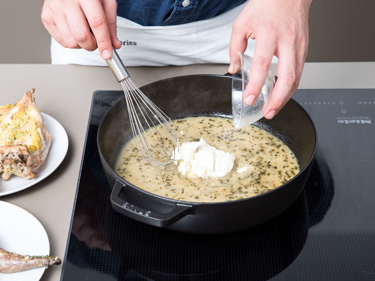 Braised rabbit with mustard-tarragon sauce and bread dumplings | Recipe ...