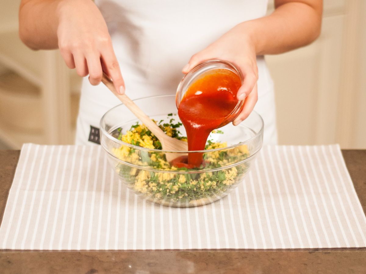 Crispy red mullet with paprika couscous | Recipe | Kitchen Stories