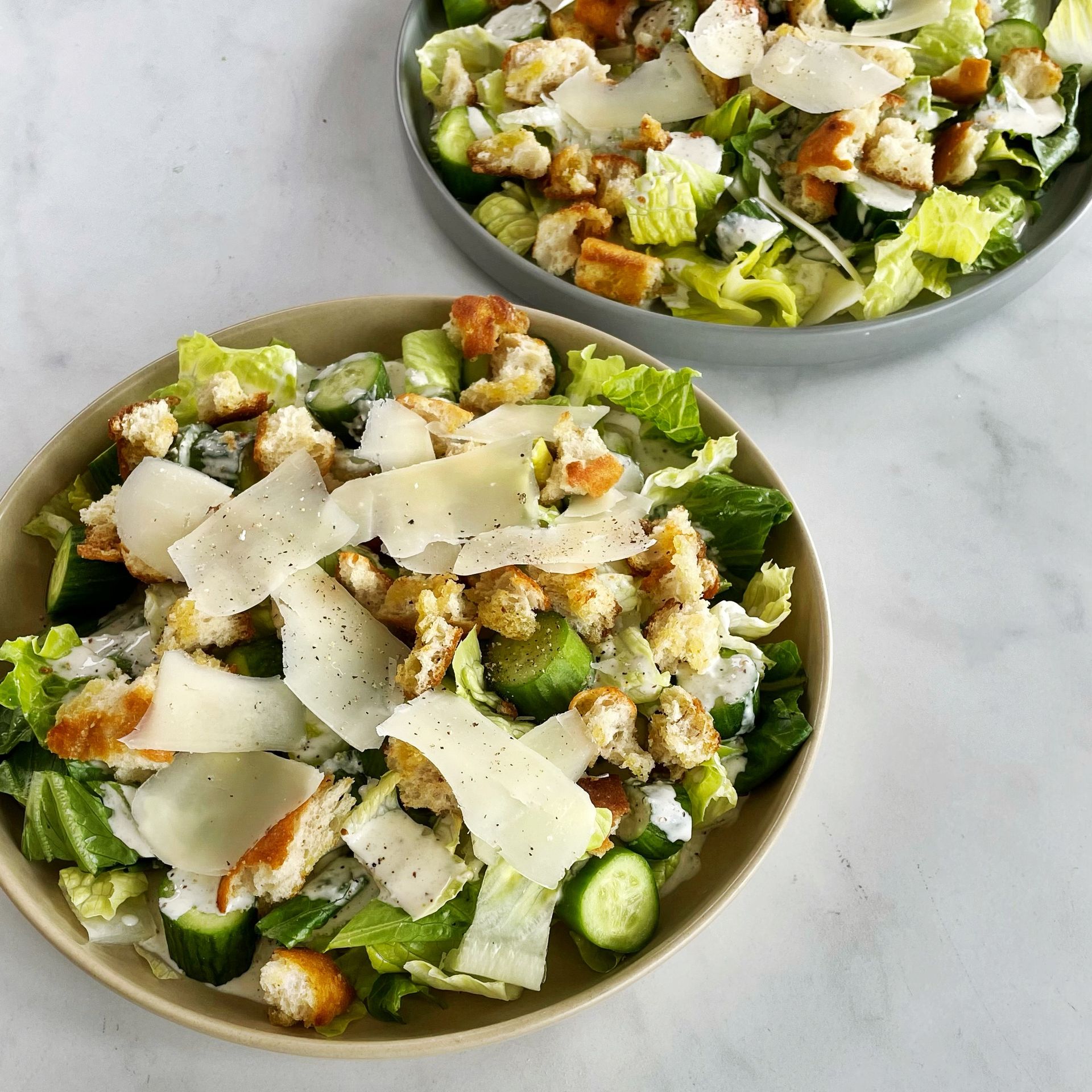 Vegetarian Caesar Salad | Recipe | Kitchen Stories