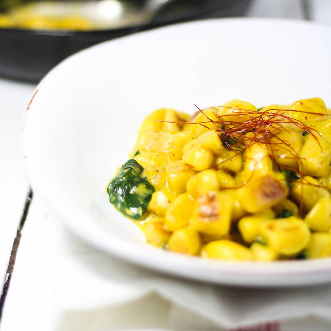 Gnocchi with saffron and spinach | Recipe | Kitchen Stories