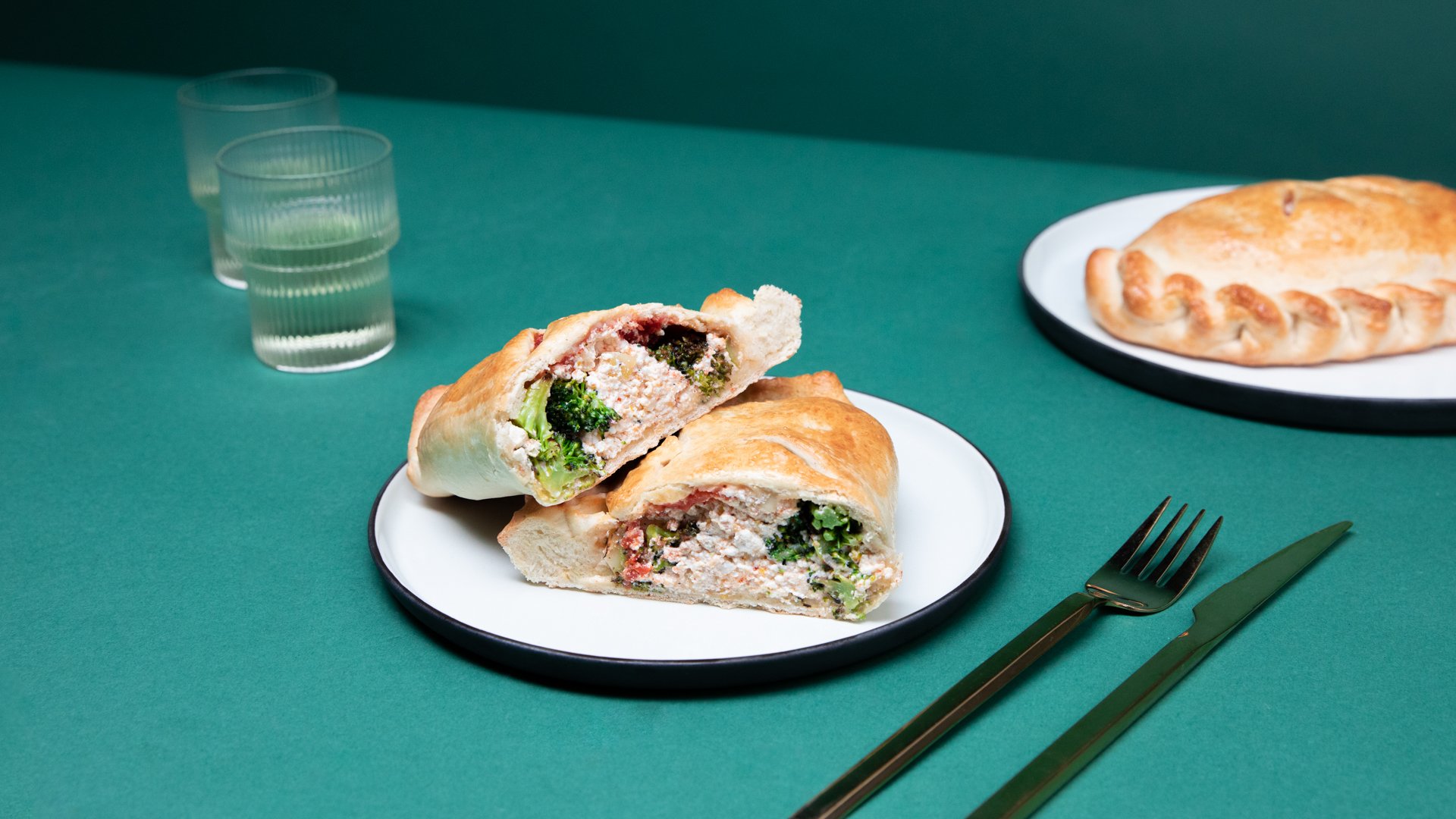 Charred broccoli calzones | Recipe | Kitchen Stories