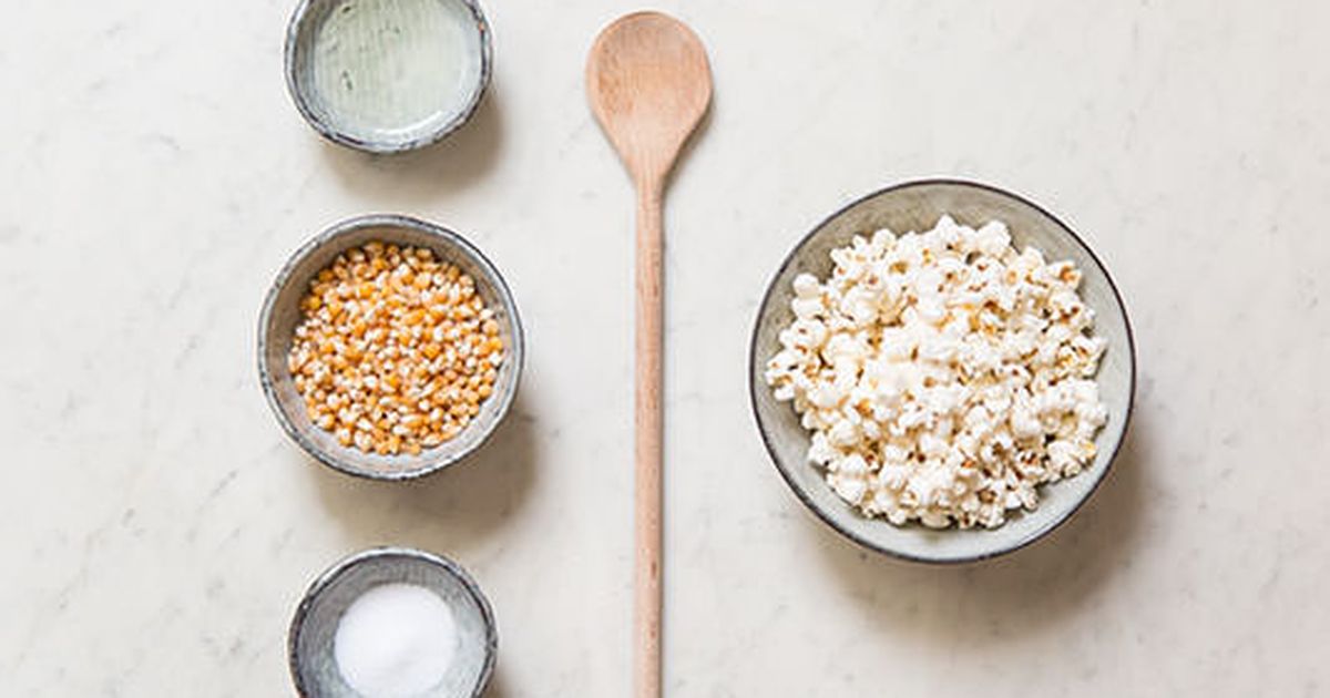 Homemade salty popcorn | Recipe | Kitchen Stories