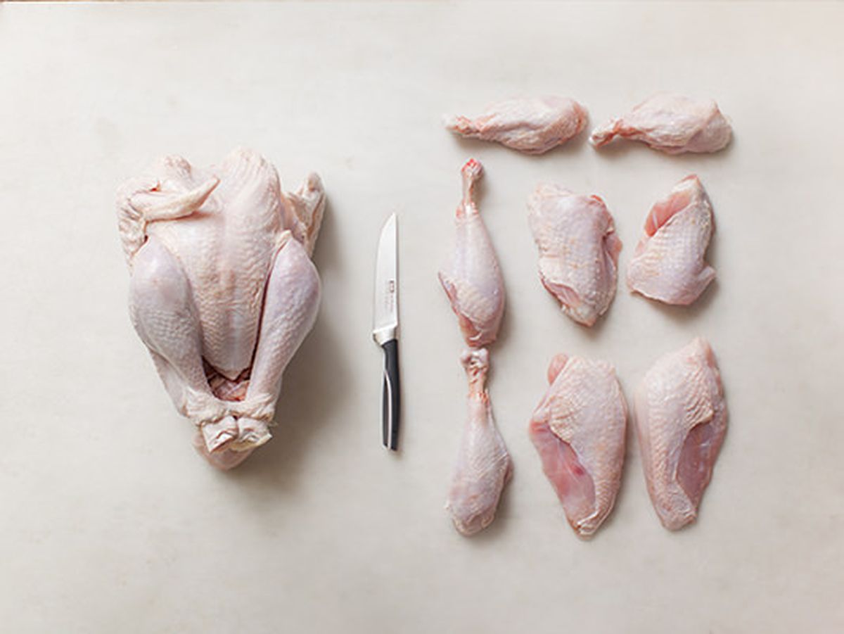 How to cut up a whole chicken | Recipe | Kitchen Stories