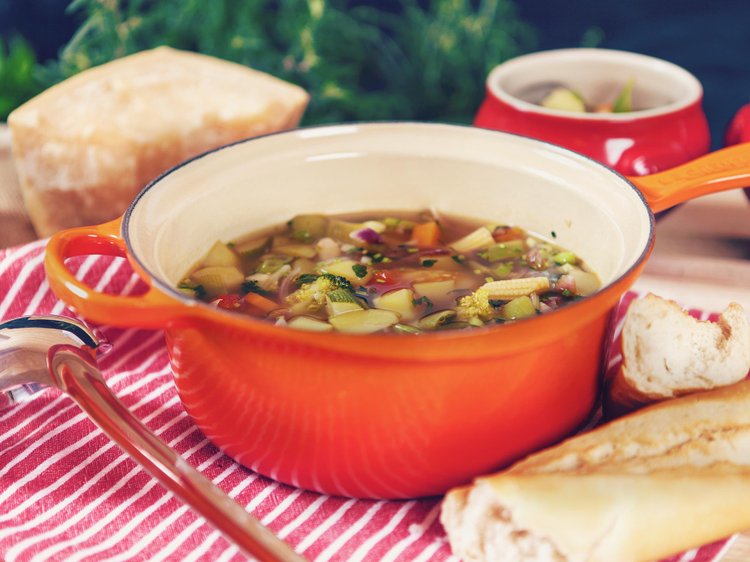Classic minestrone | Recipe | Kitchen Stories