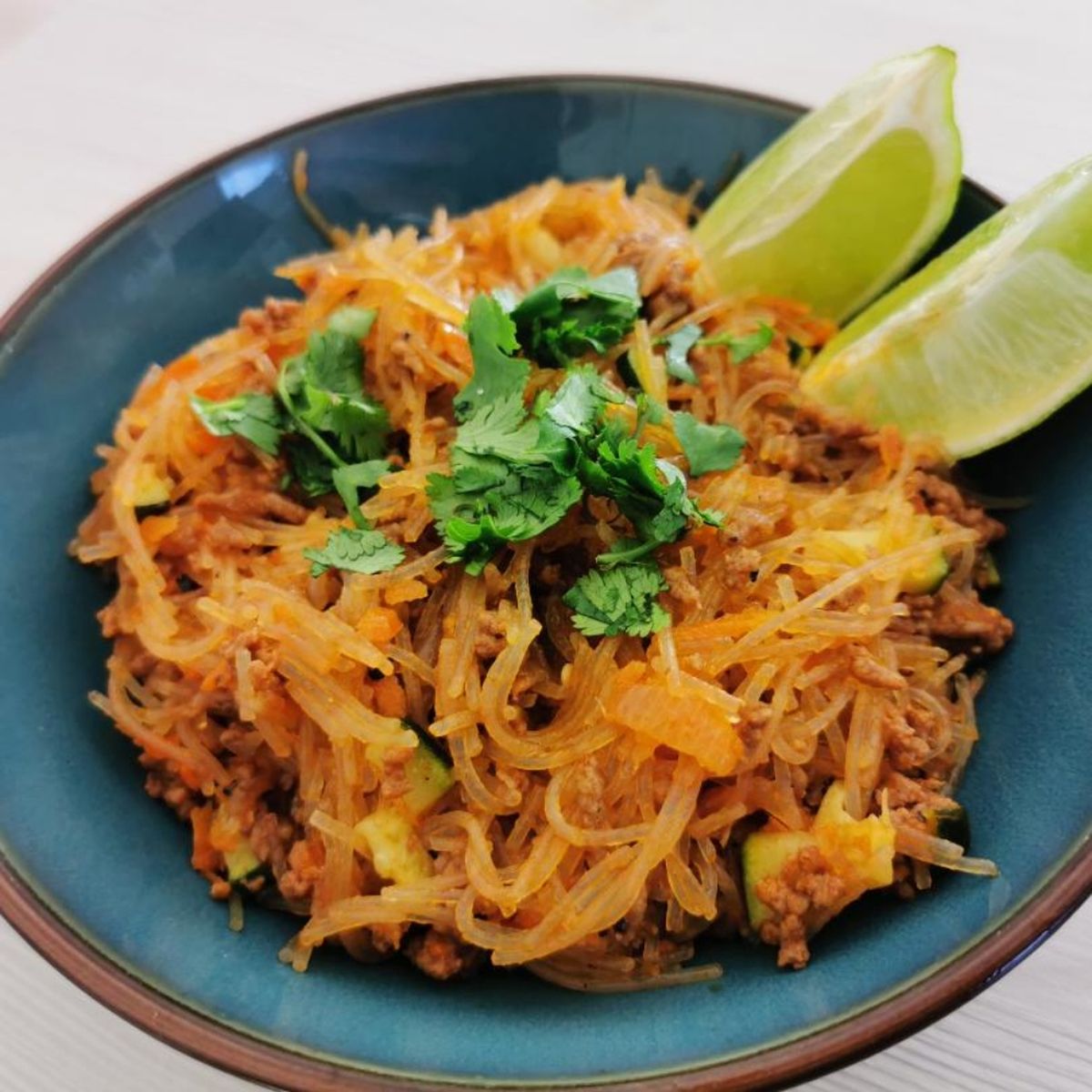 Glasnudeln mit Rinderhackfleisch | Rezept | Kitchen Stories