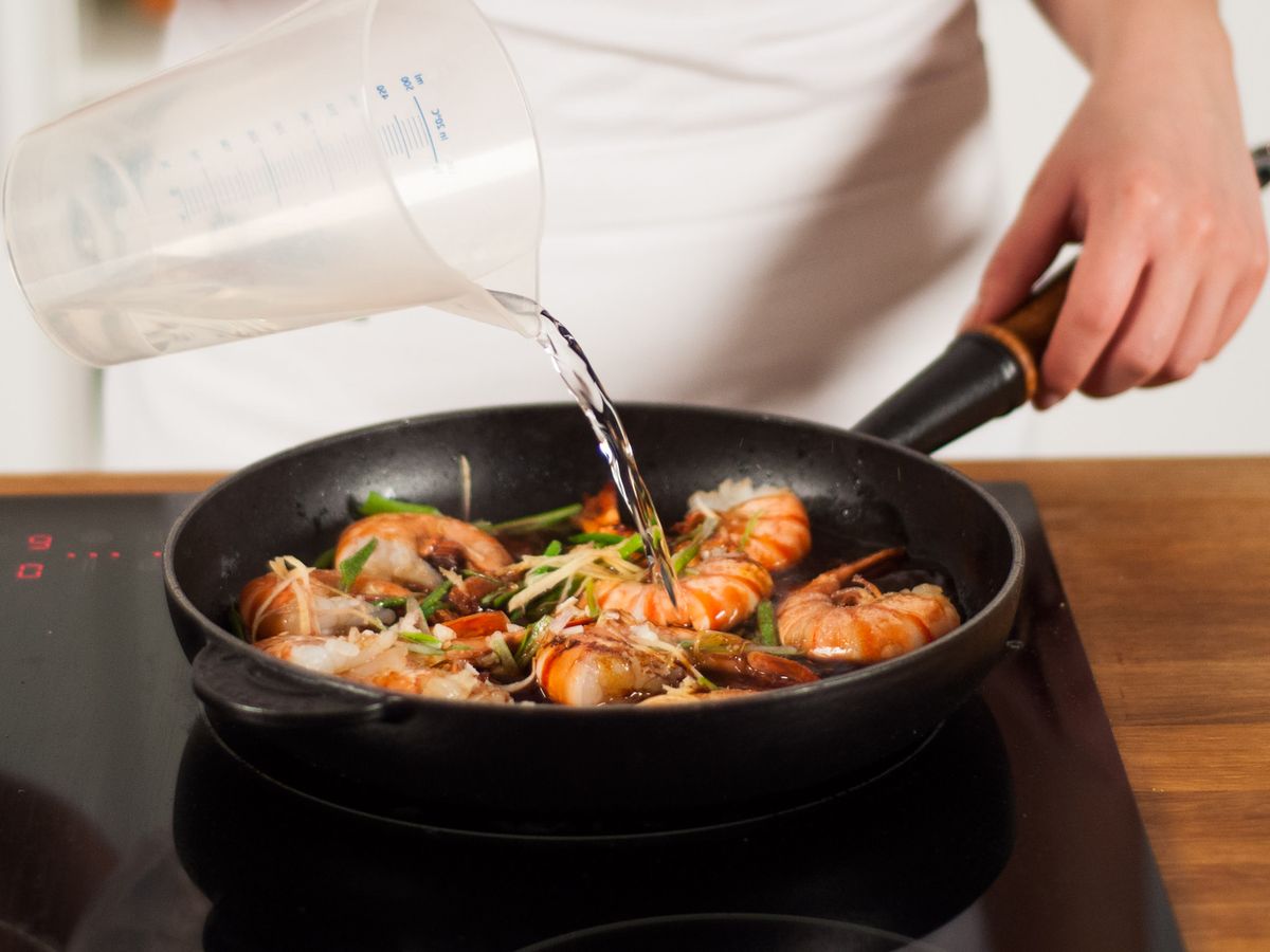 Braised large shrimp | Recipe | Kitchen Stories