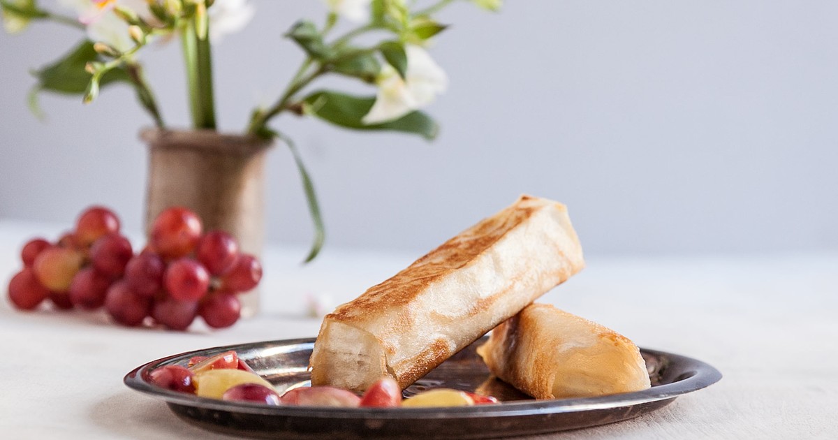 Camembert im Brickteig mit Trauben-Chutney | Rezept | Kitchen Stories