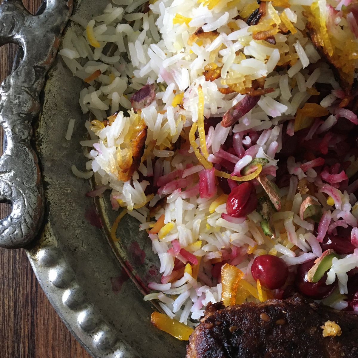 Albalou Polo (Iranian Sour Cherry Pilaf) | Recipe | Kitchen Stories