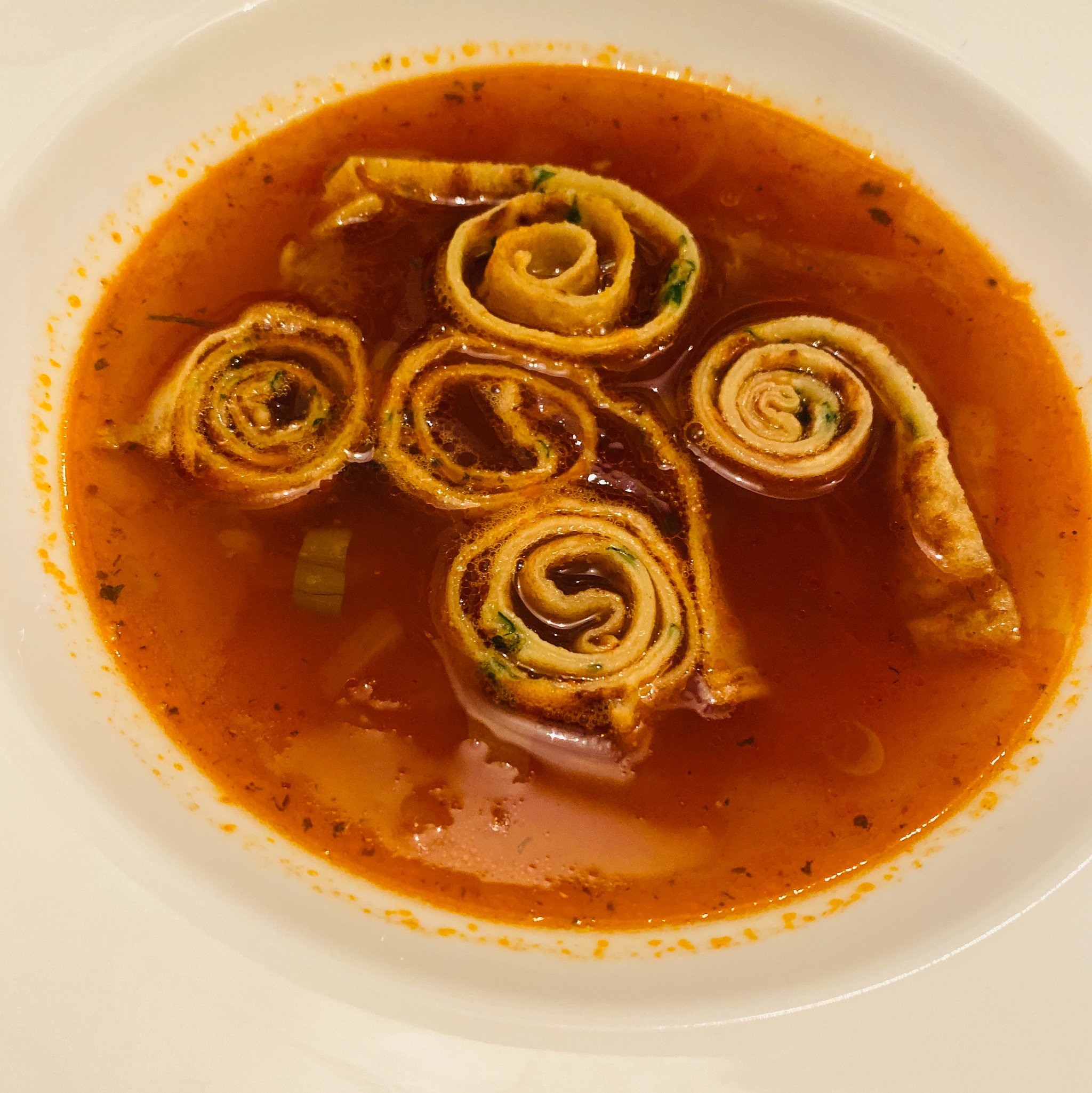 Frittatensuppe nach Omas Art | Rezept | Kitchen Stories