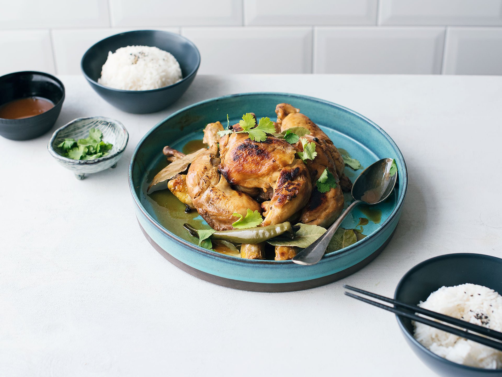 Slow-cooker Filipino chicken adobo | Recipe | Kitchen Stories