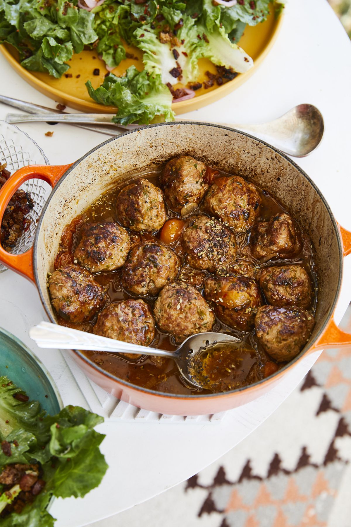 Spicy Pork Meatballs in Brothy Tomatoes and Toasted Fennel | Recipe ...