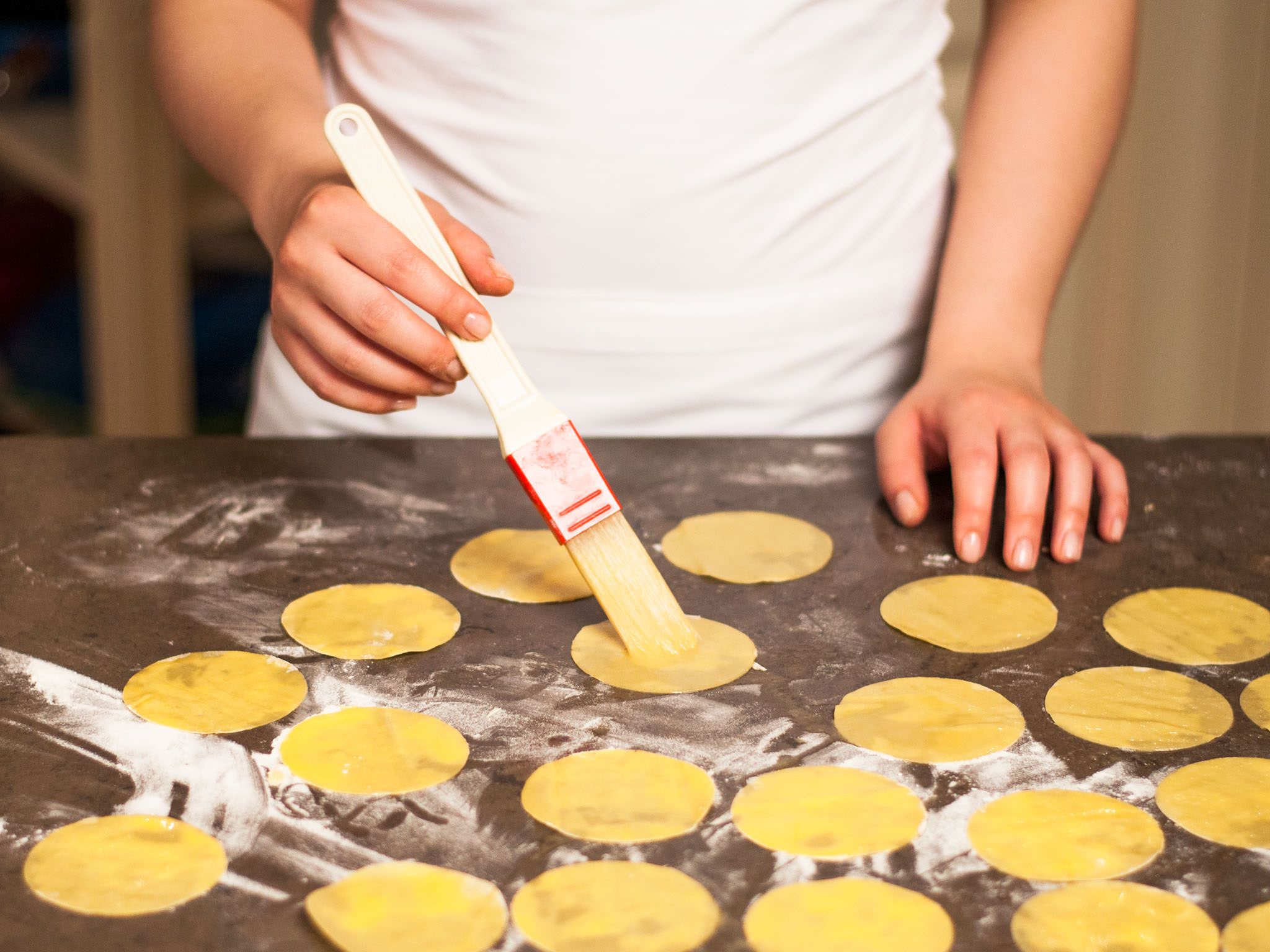Homemade tortellini with mushroom and ricotta filling | Recipe ...