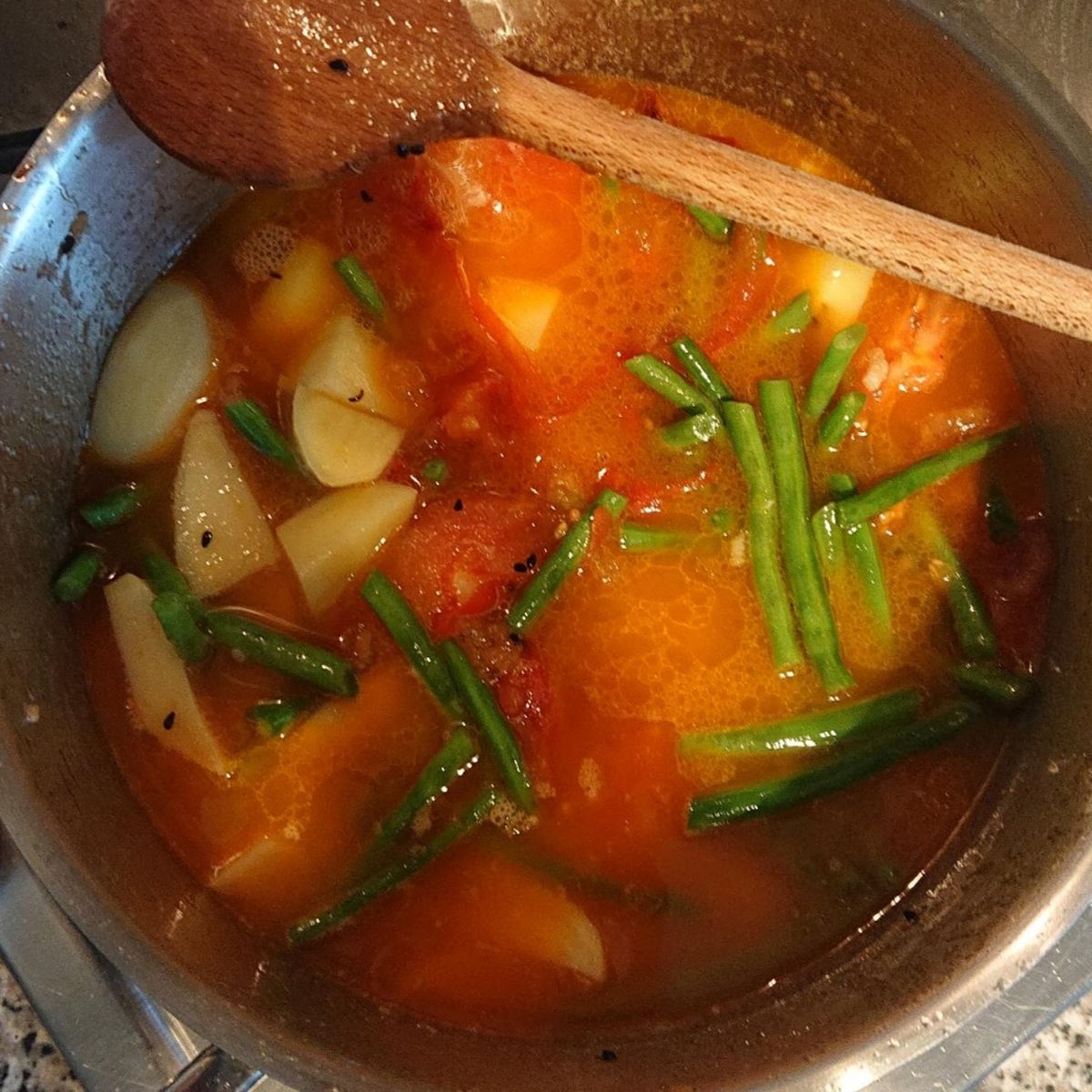 Bohnen-Kartoffel-Curry | Rezept | Kitchen Stories