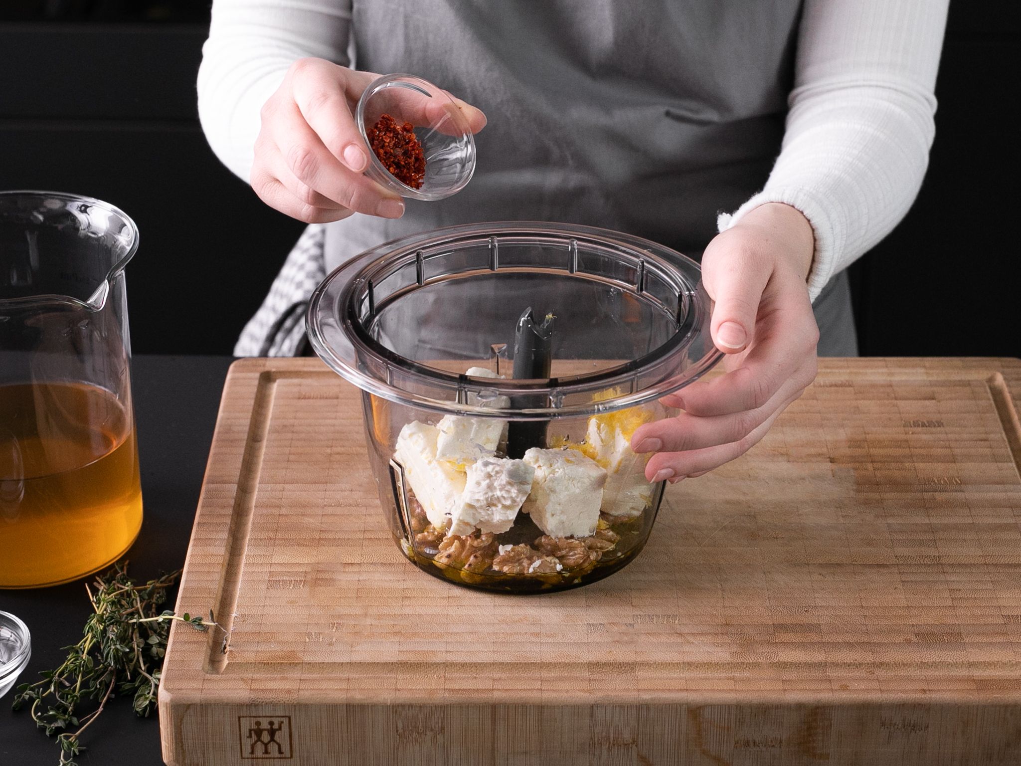 Whole-roasted cabbage with feta cream and walnuts | Recipe | Kitchen ...