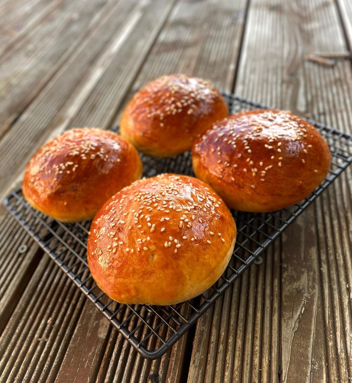 Brioche burger buns | Recipe | Kitchen Stories