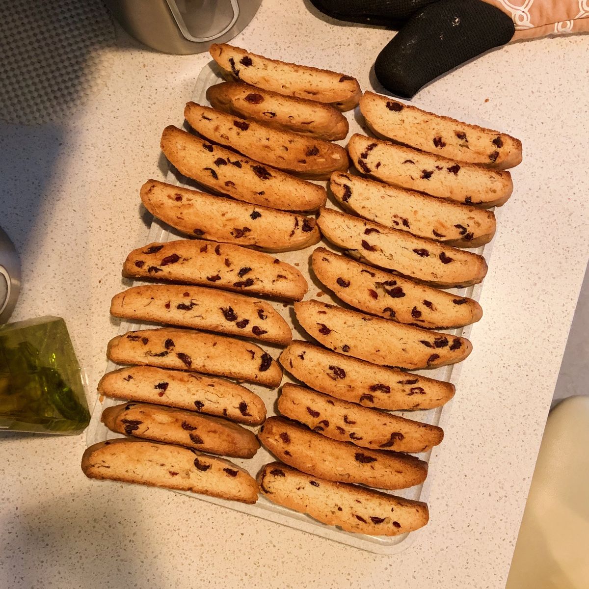 Cranberry and Almond Biscotti | Recipe | Kitchen Stories