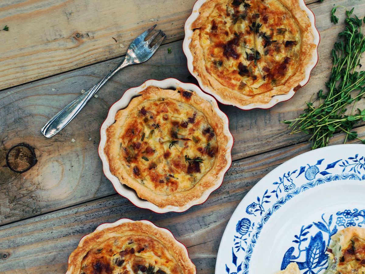 Mini quiche Lorraine | Recipe | Kitchen Stories