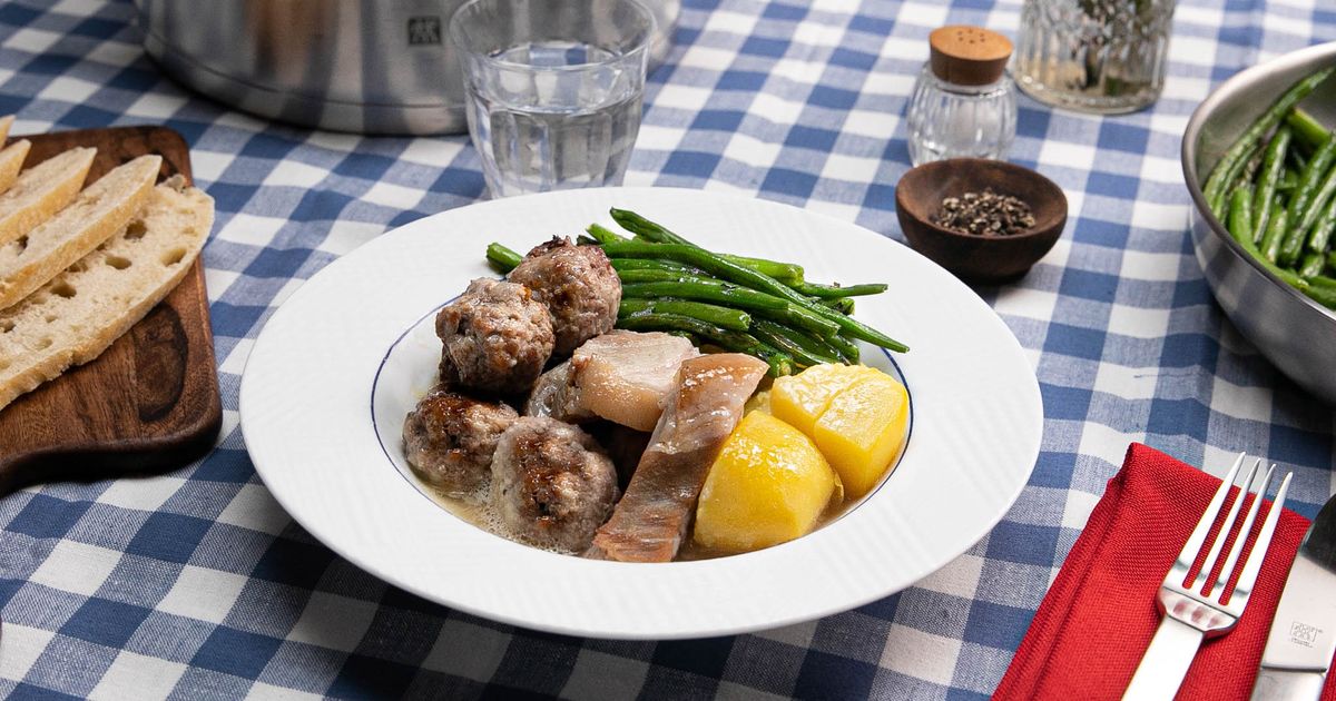 Ragoût de Boulettes (French Canadian meatball stew) | Recipe | Kitchen ...