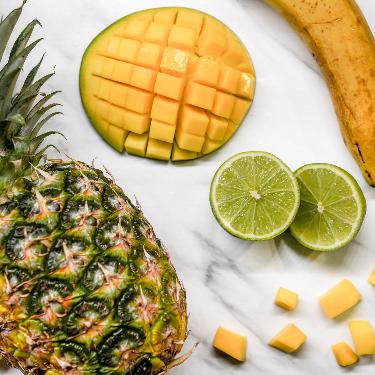 Ananas Mango Bananen Smoothie | Rezept | Kitchen Stories